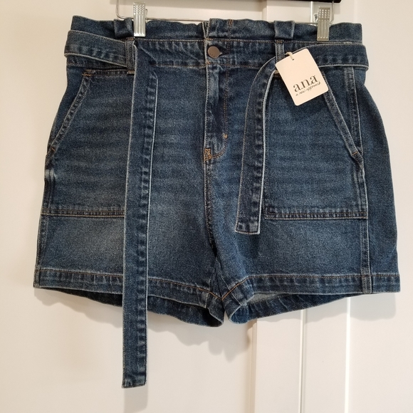 a.n.a | Shorts | Nwt Ana Belted Denim Shorts | Poshmark